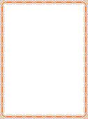 Clip Art of Peach Border u14707587 - Search Clipart, Illustration ...